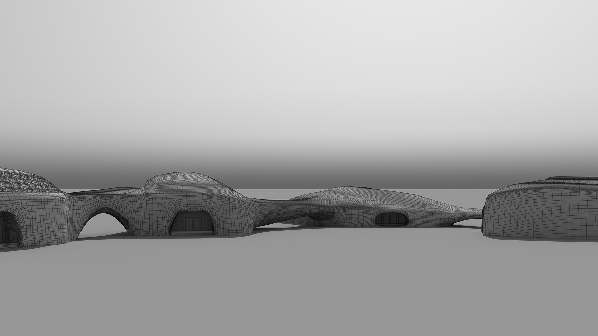 0104 - Organic Building 3D Model - TurboSquid 2236031