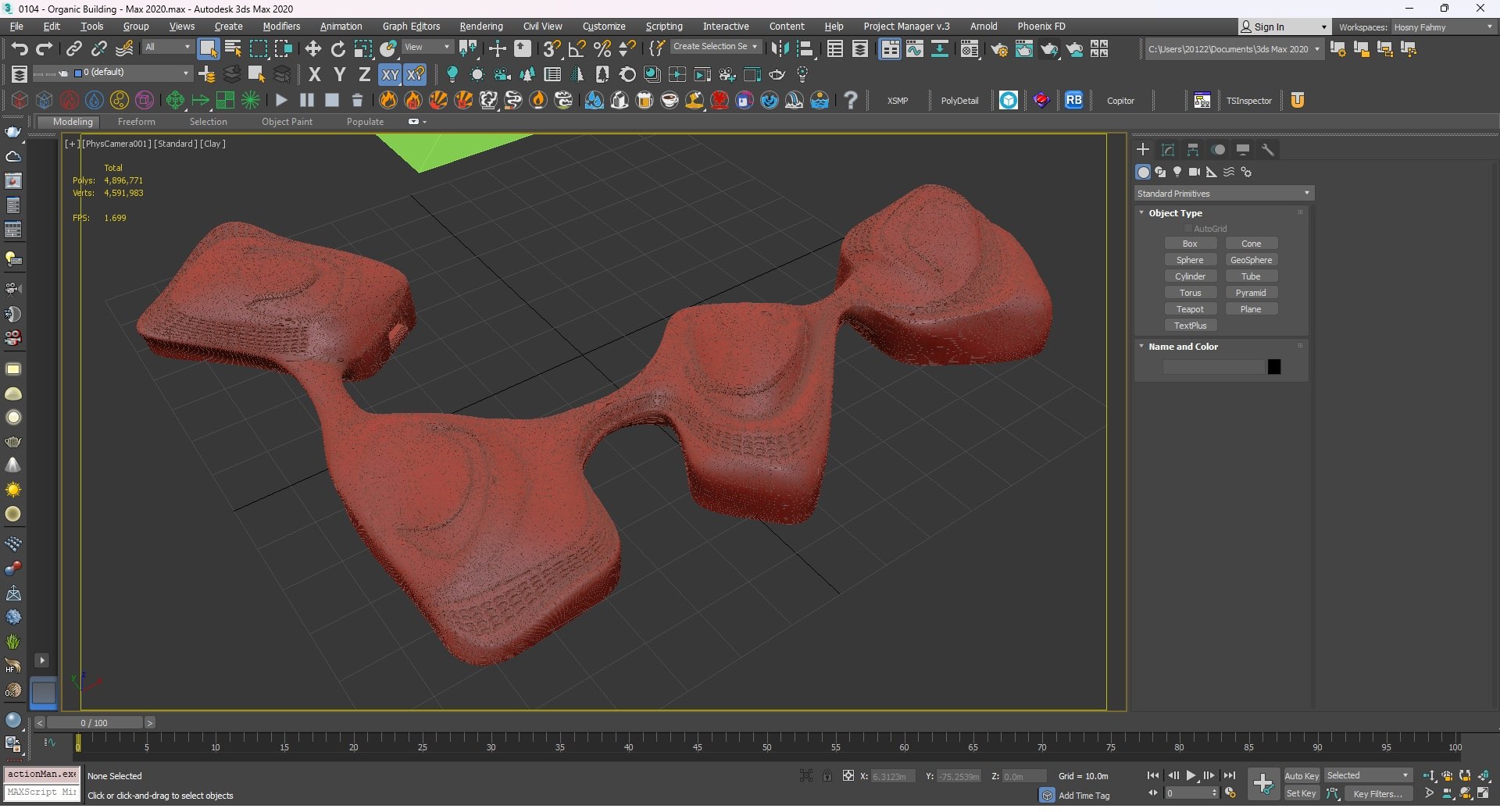 0104 - Organic Building 3D Model - TurboSquid 2236031