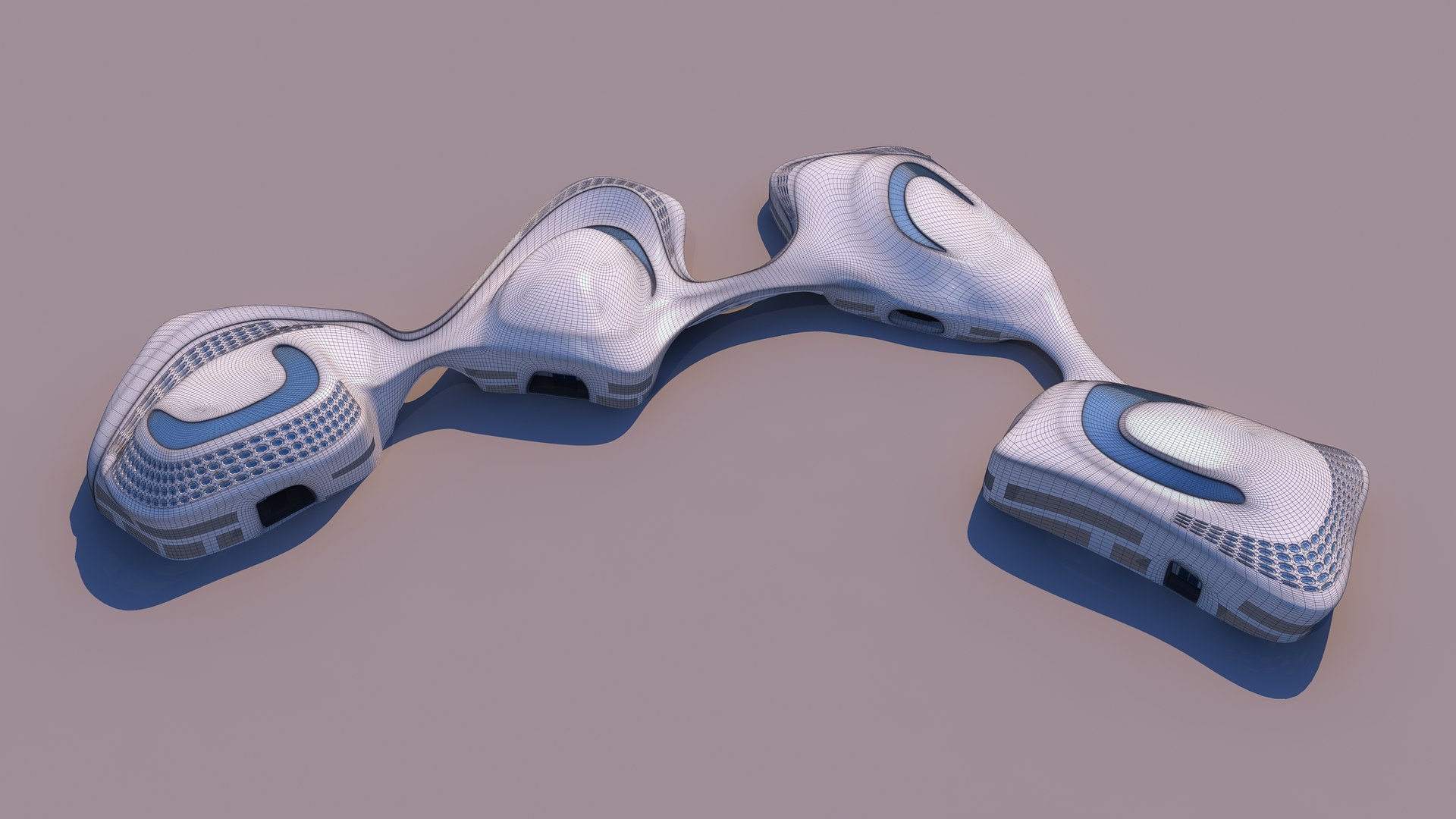 0104 - Organic Building 3D Model - TurboSquid 2236031