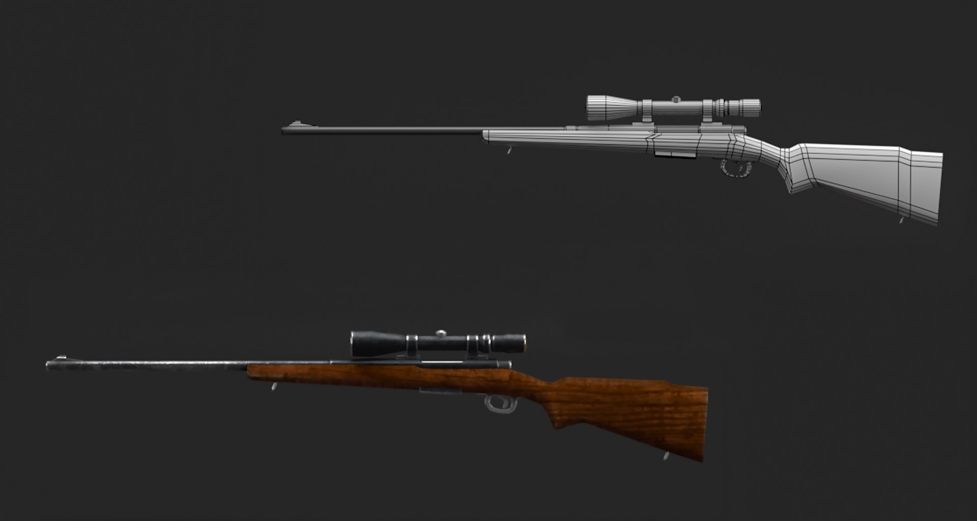 Hunting Rifle 3D Model - TurboSquid 1360314