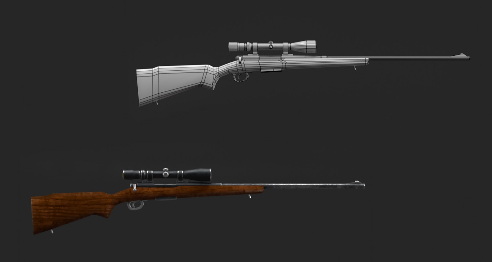 Hunting Rifle 3D Model - TurboSquid 1360314
