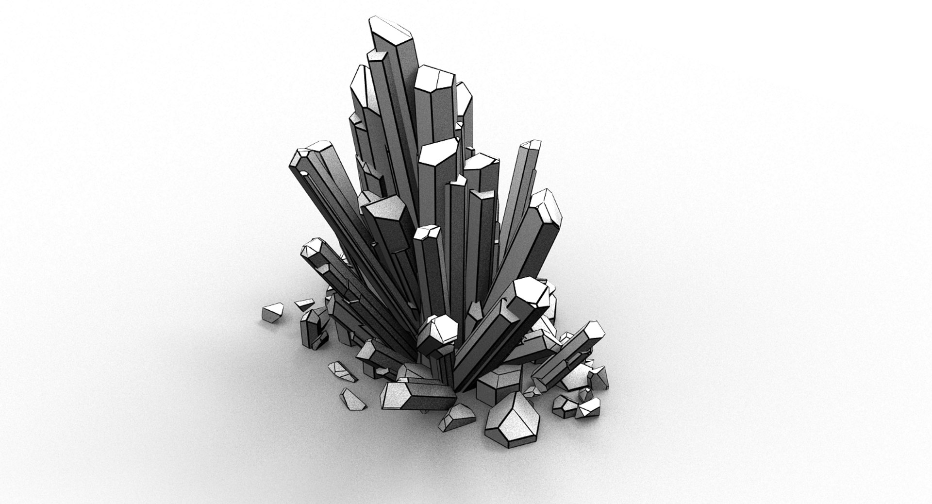 3D Decoration Crystals - TurboSquid 1393455