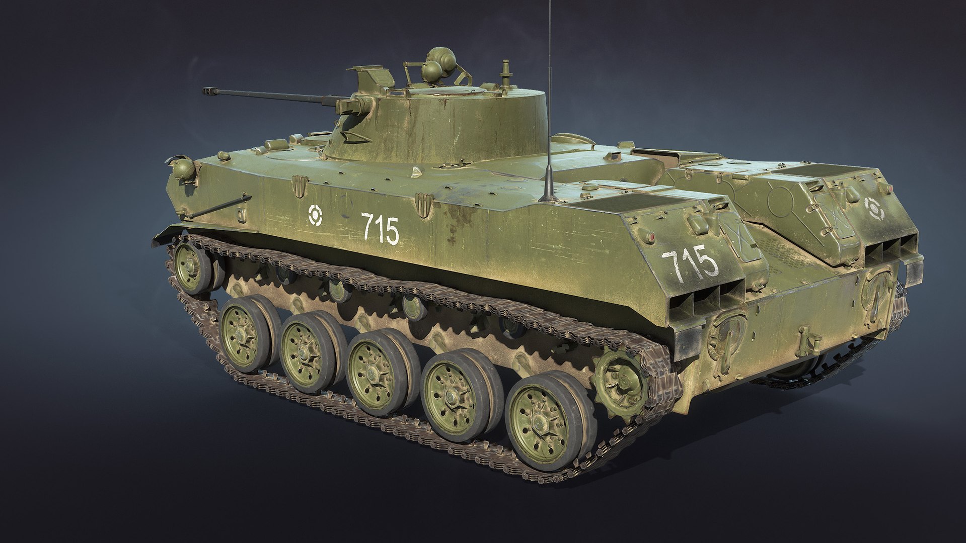 BMD-2 LOD2 Low-Poly 3D Model - TurboSquid 1822658