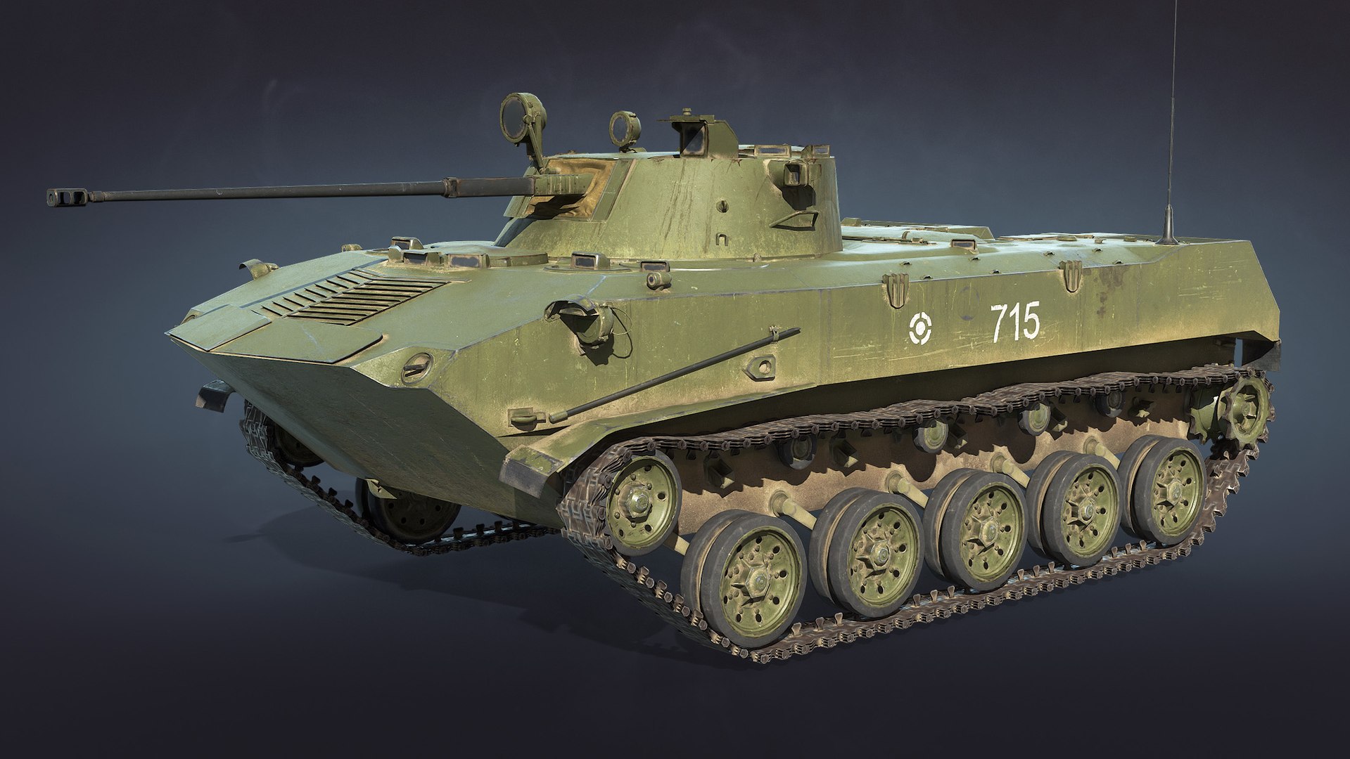 BMD-2 LOD2 Low-Poly 3D Model - TurboSquid 1822658