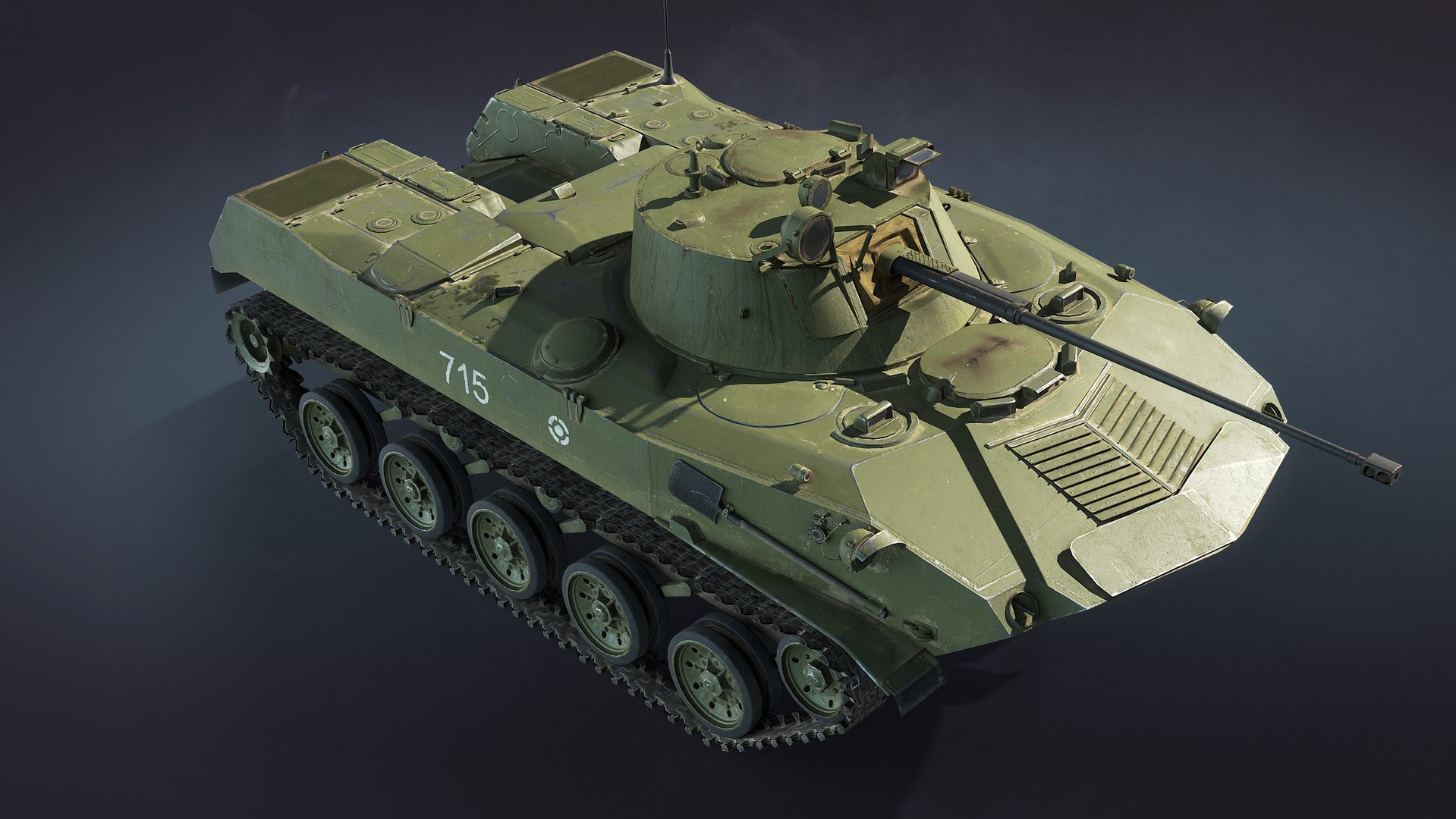 BMD-2 LOD2 Low-Poly 3D Model - TurboSquid 1822658