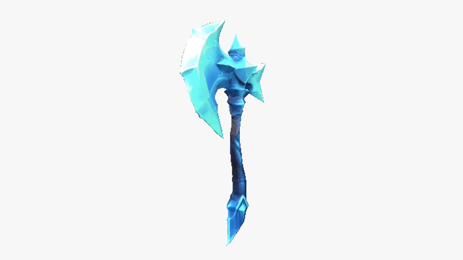 3D 3D Model Axe Ice Weapon Fantasy RPG - TurboSquid 2400158
