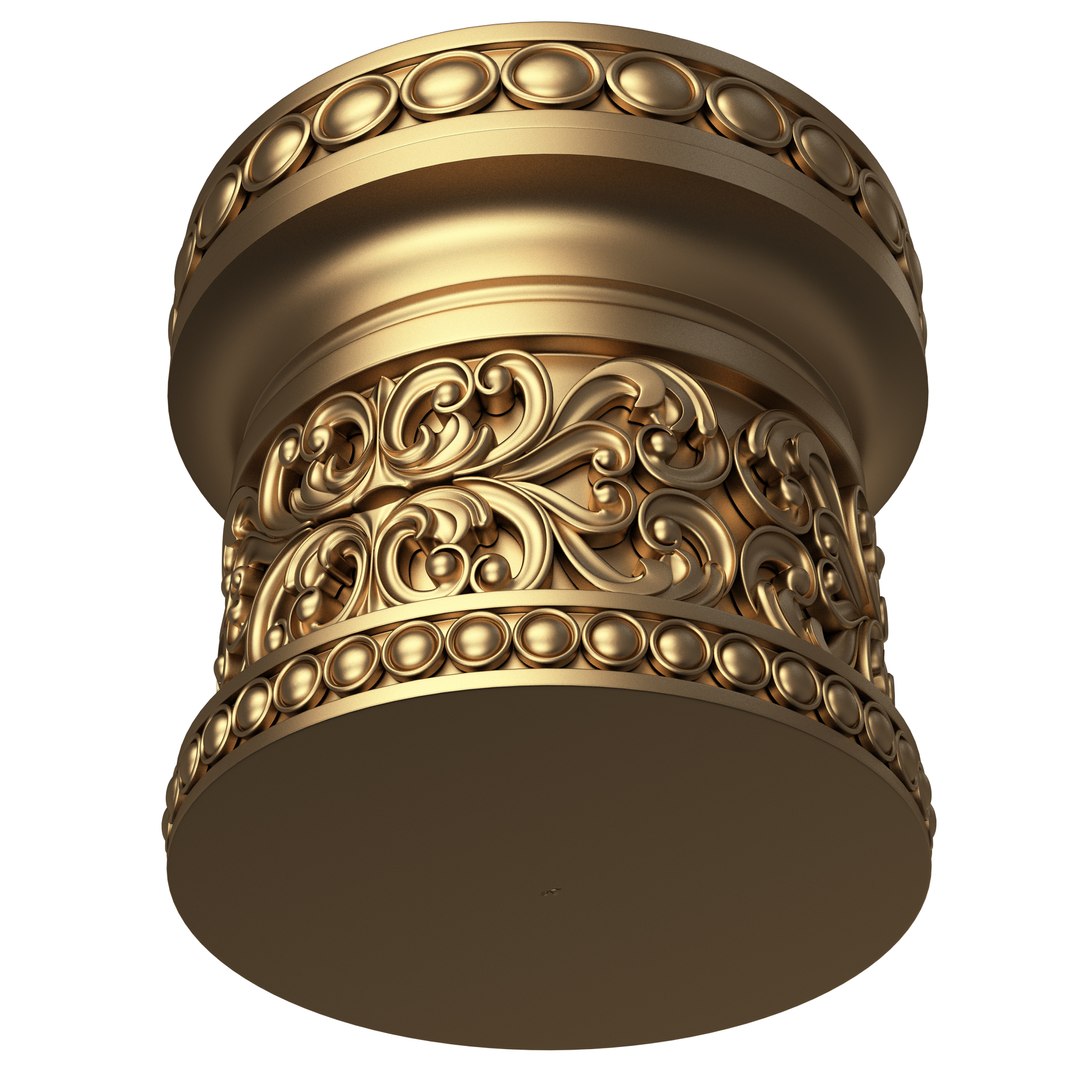 Carved Capital 0803 3D Model - TurboSquid 2159031