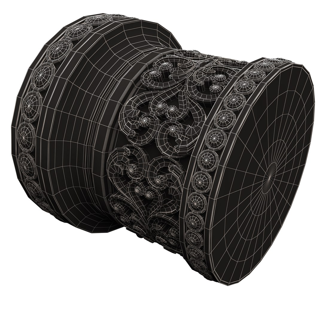 Carved Capital 0803 3D Model - TurboSquid 2159031