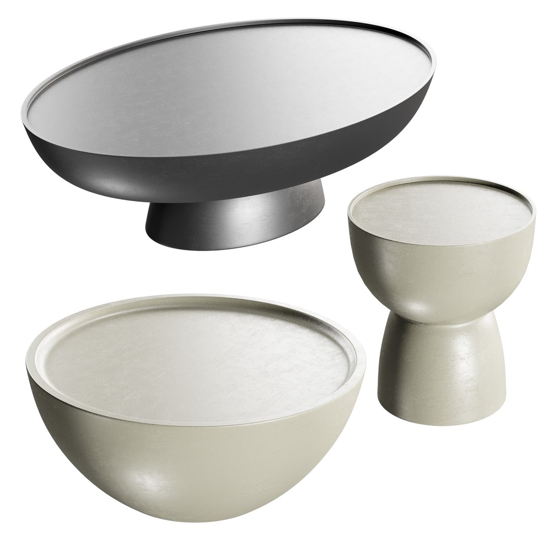 Maria Galen Coffee Side Table By ROVE CONSEPTS Model - TurboSquid 2362440