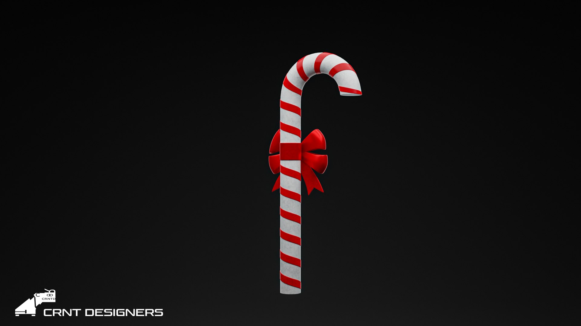 3D Christmas Candy Cane Model - TurboSquid 2310658