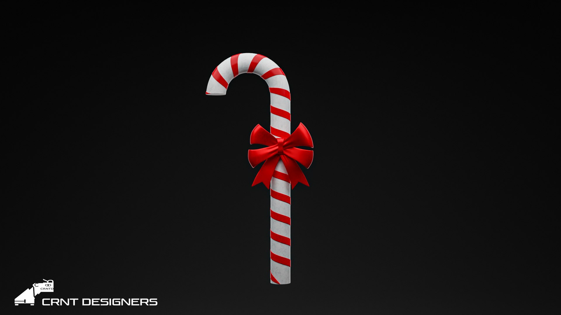 3D Christmas Candy Cane Model - TurboSquid 2310658