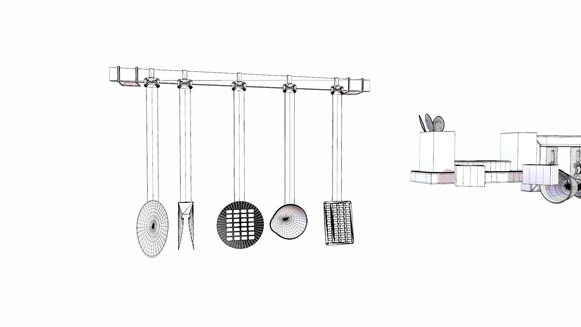 3D Model Kitchen Props - TurboSquid 2345551