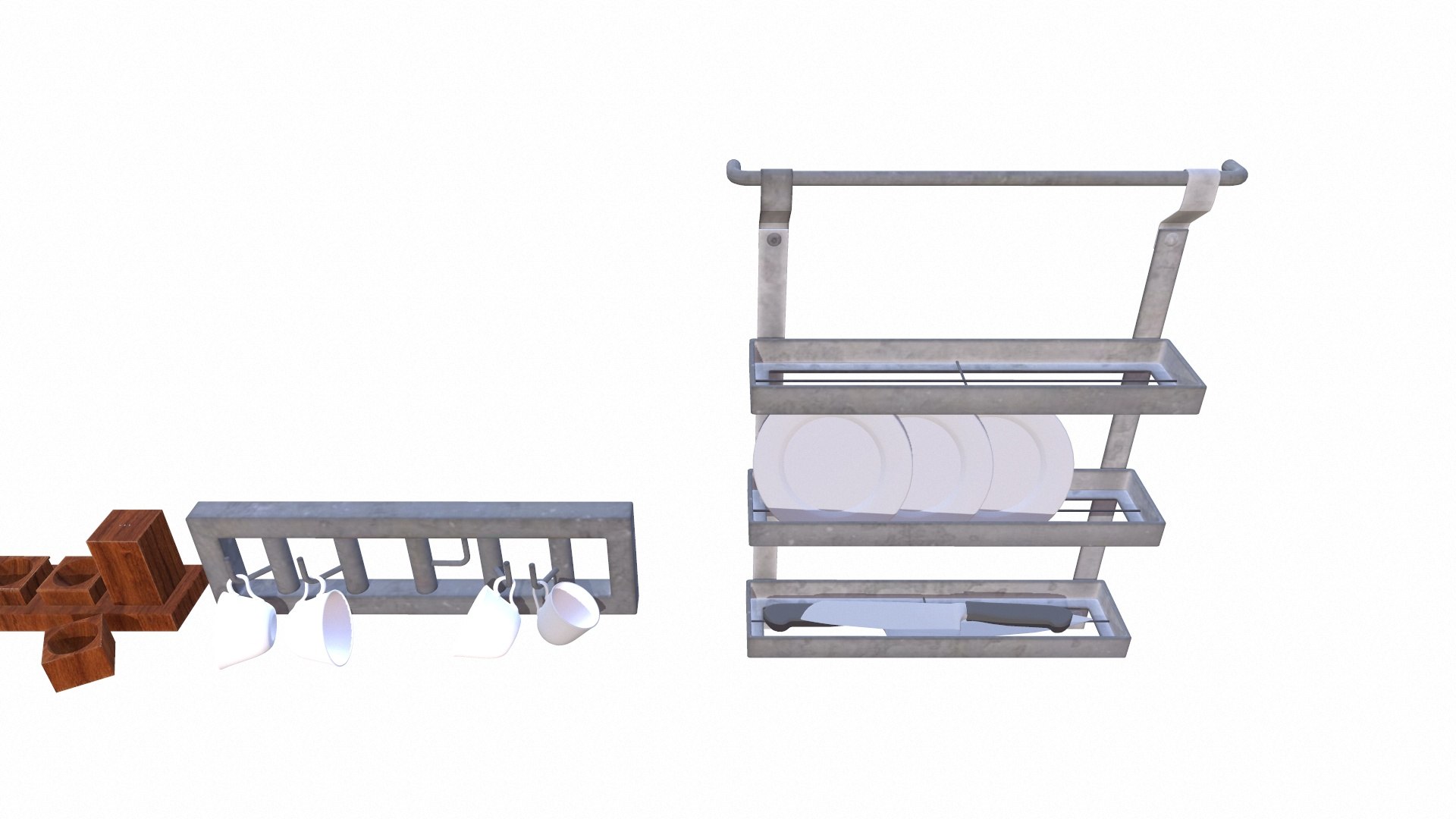 3D Model Kitchen Props - TurboSquid 2345551