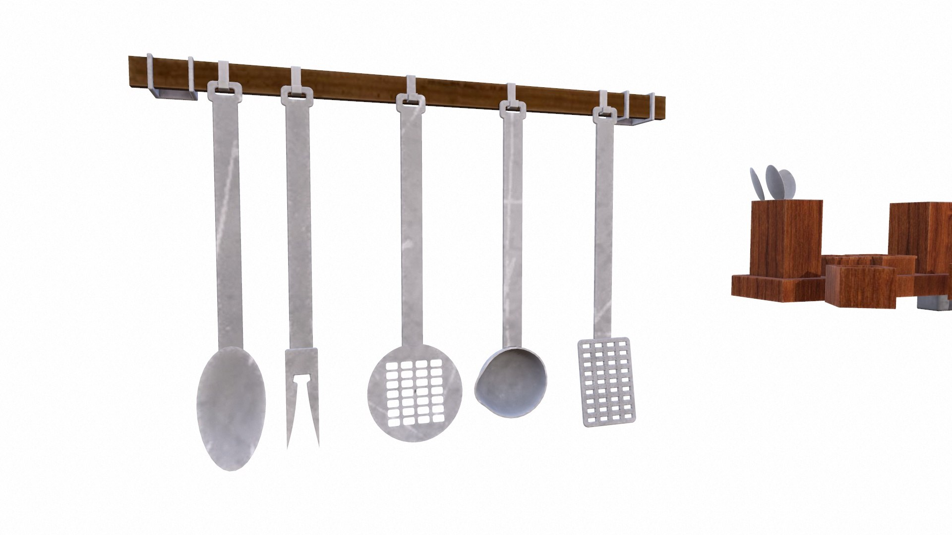 3D Model Kitchen Props - TurboSquid 2345551