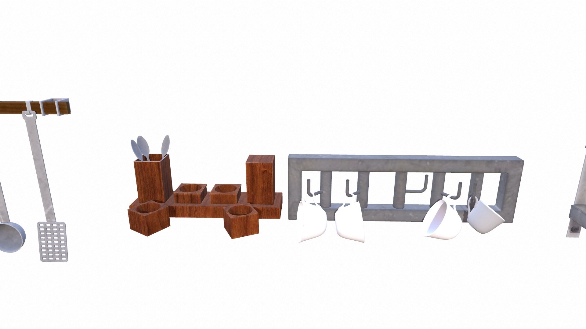 3D Model Kitchen Props - TurboSquid 2345551