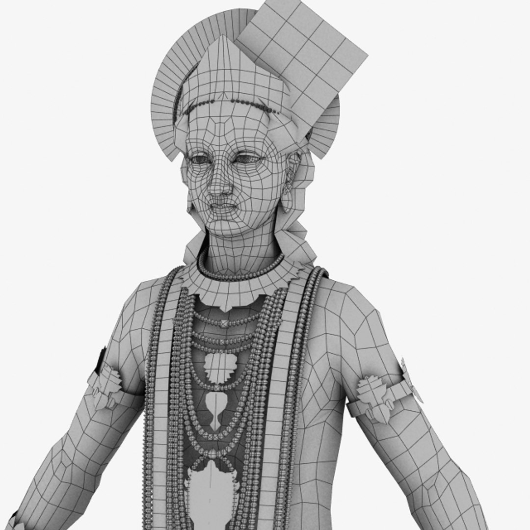 3d Model Krishna
