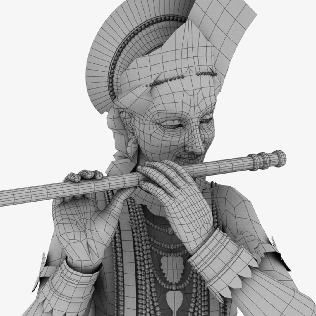 3d Model Krishna
