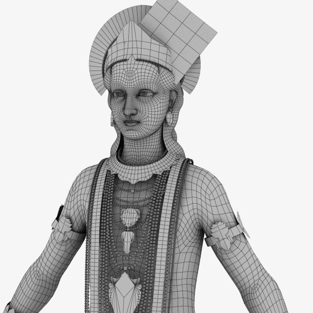 3d Model Krishna