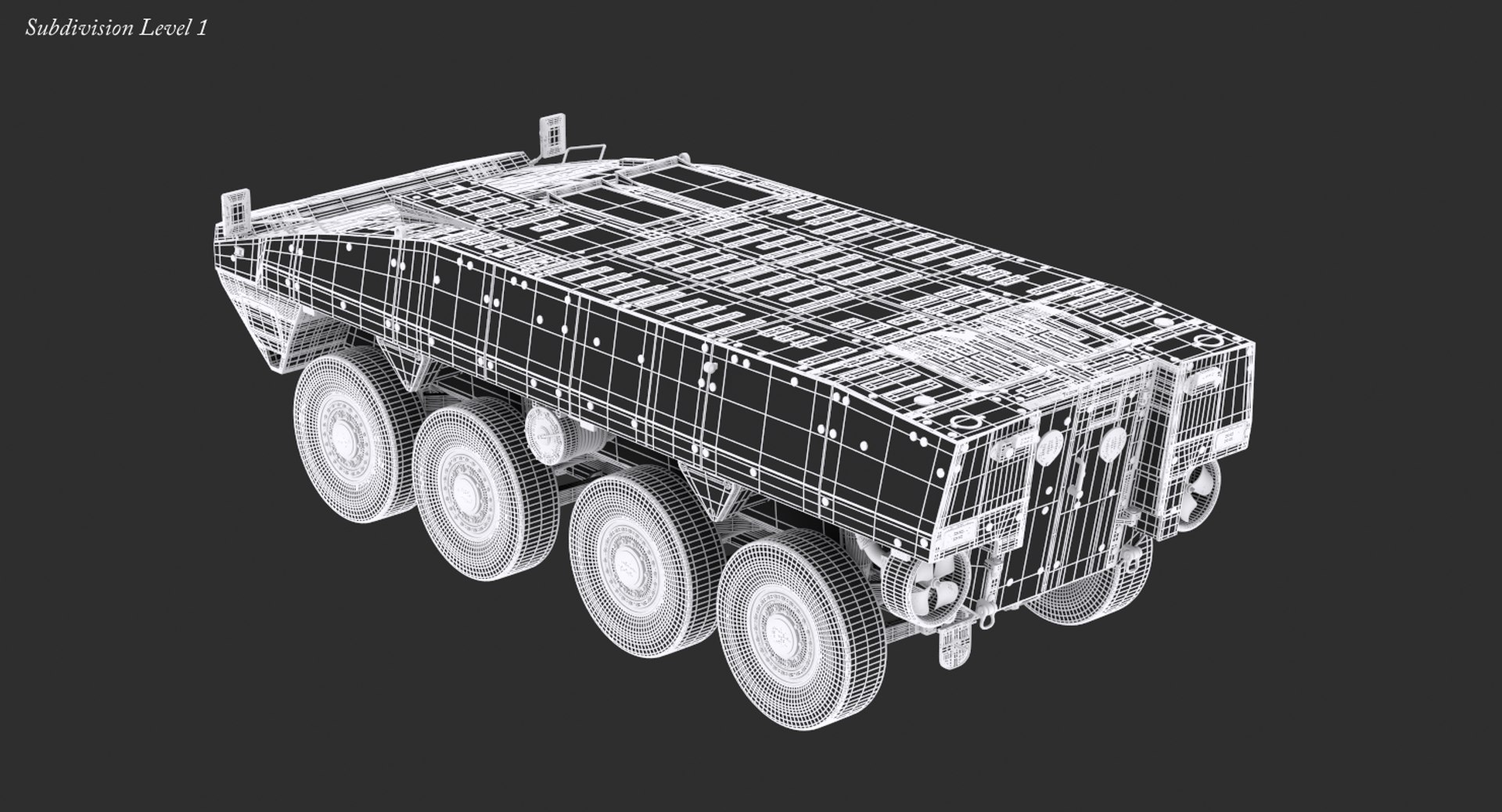 3D Patria Amv Base Hull - TurboSquid 1332431