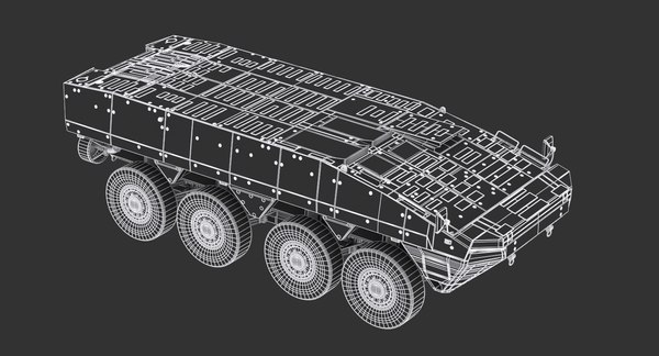 3D patria amv base hull - TurboSquid 1332431
