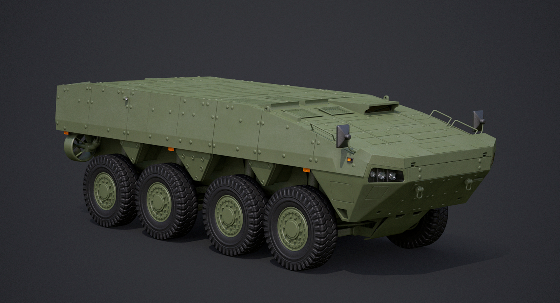Patria AMV Base Hull Model 3D - TurboSquid 1332431