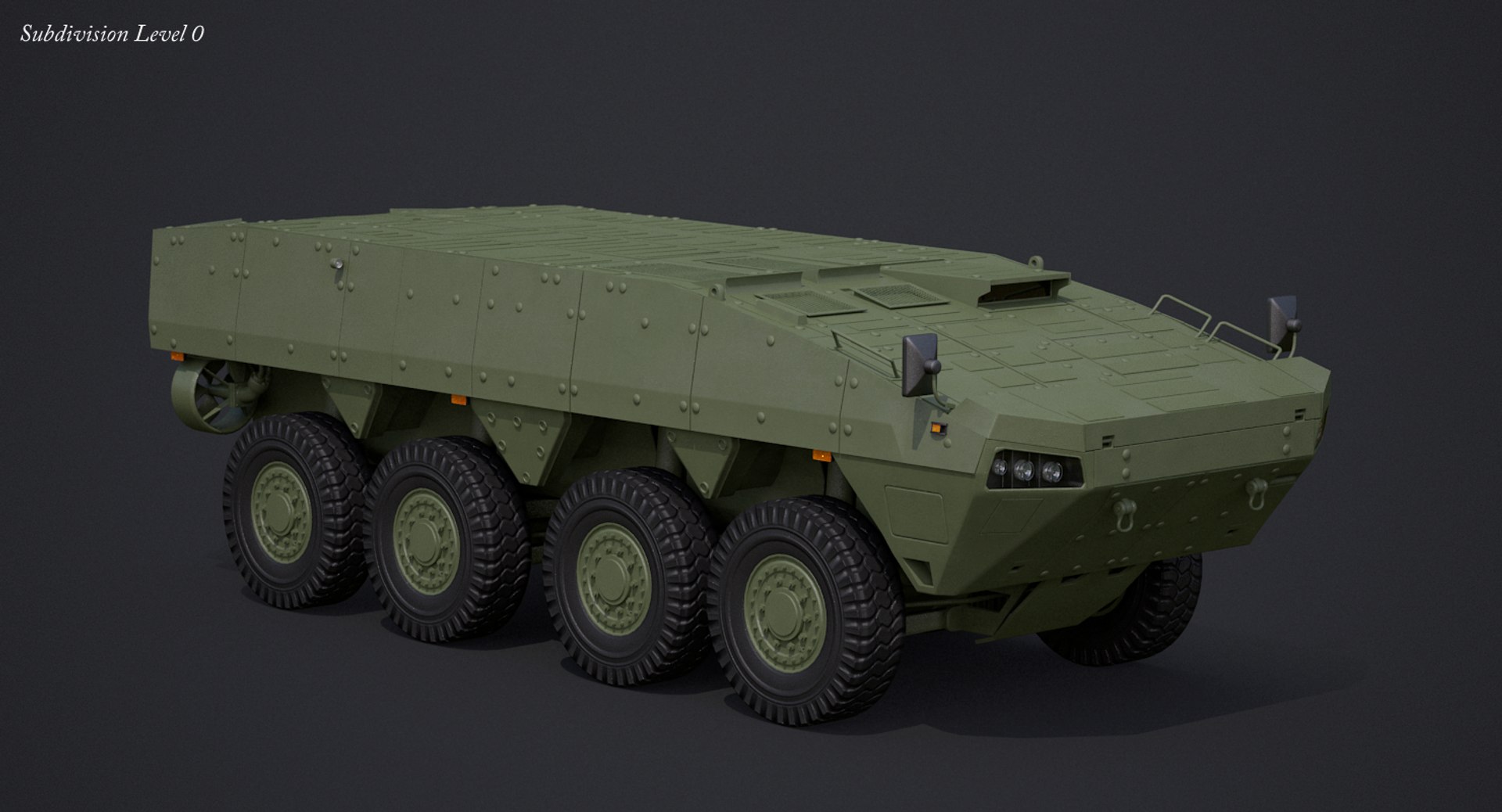 3D Patria Amv Base Hull - TurboSquid 1332431