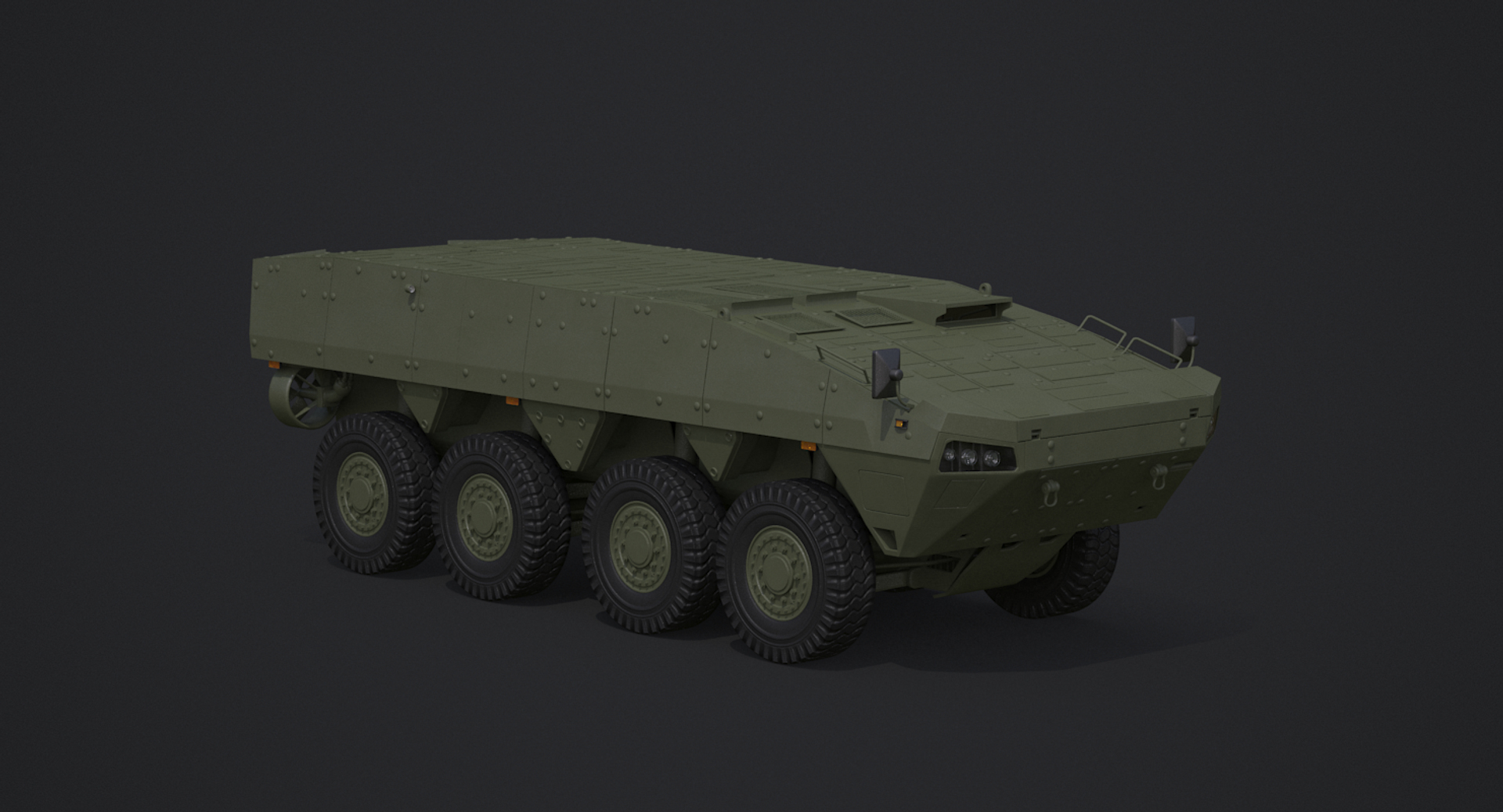 3D Patria Amv Base Hull - TurboSquid 1332431