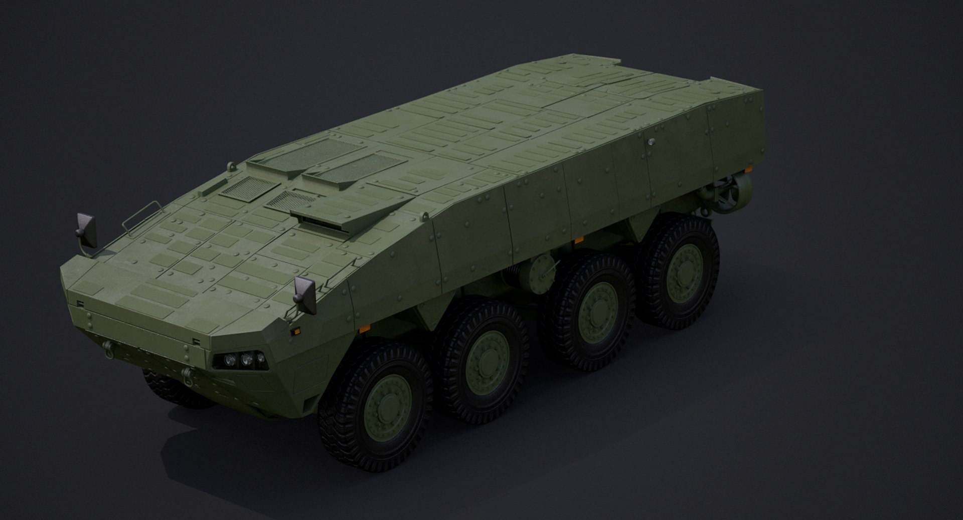 3D Patria Amv Base Hull - TurboSquid 1332431