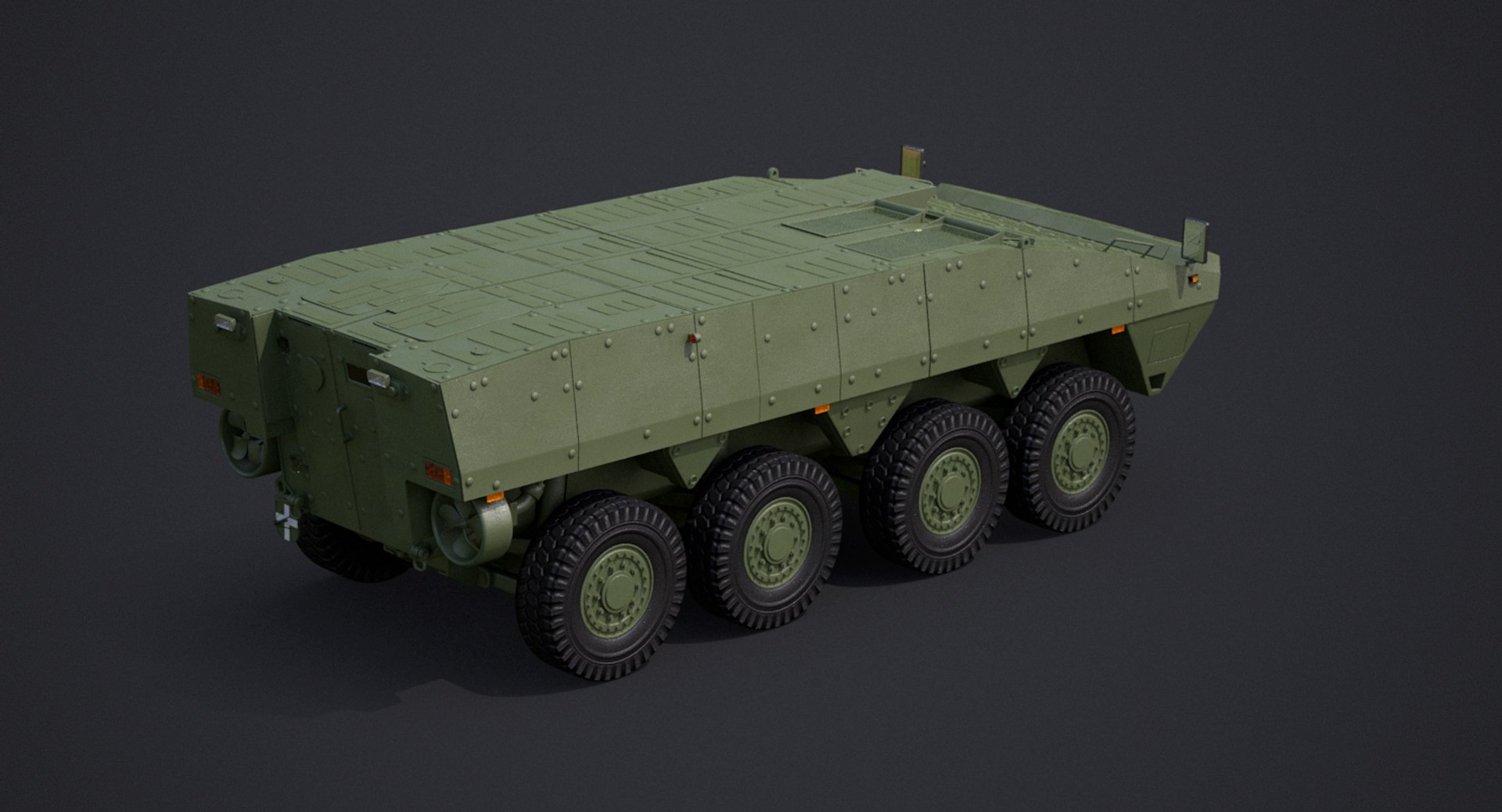 3D Patria Amv Base Hull - TurboSquid 1332431
