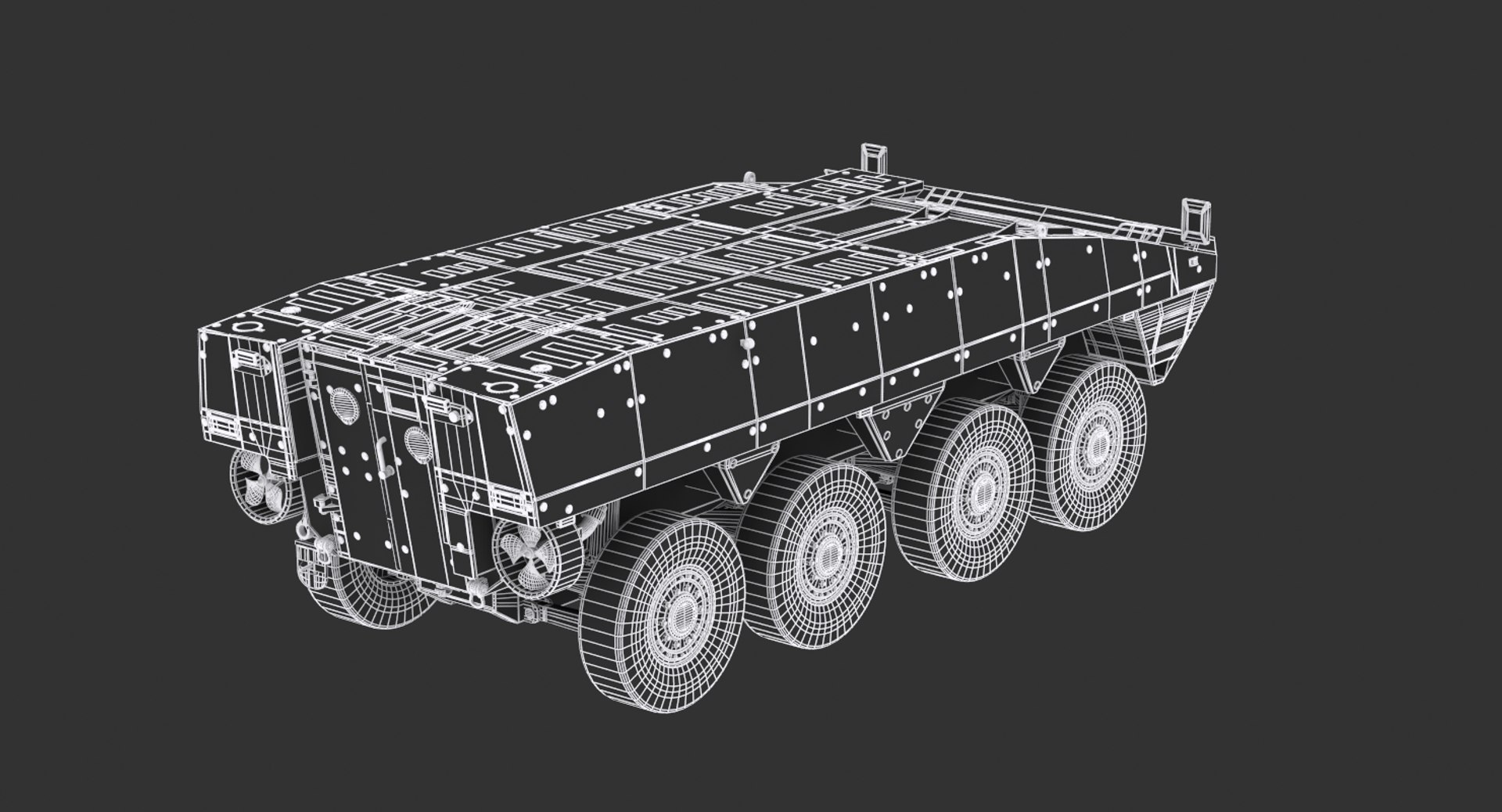 3D Patria Amv Base Hull - TurboSquid 1332431