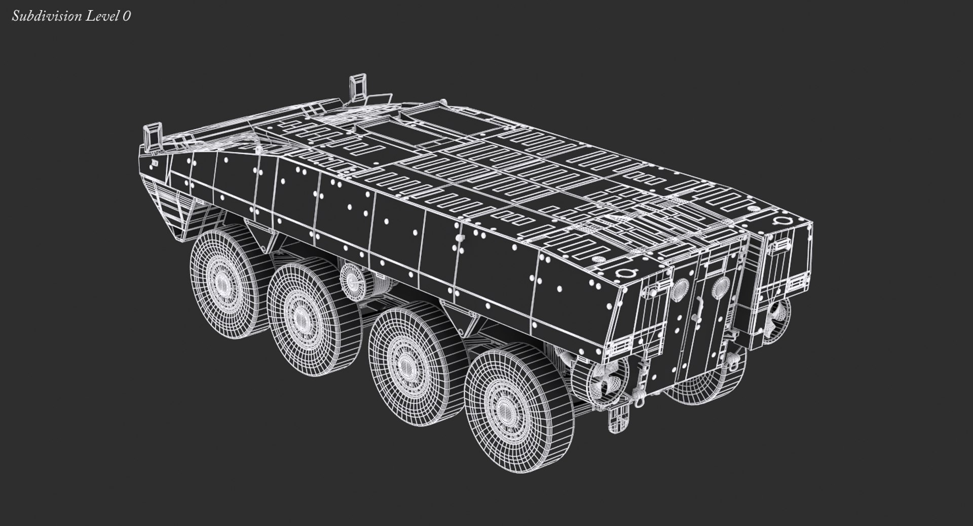 3D Patria Amv Base Hull - TurboSquid 1332431