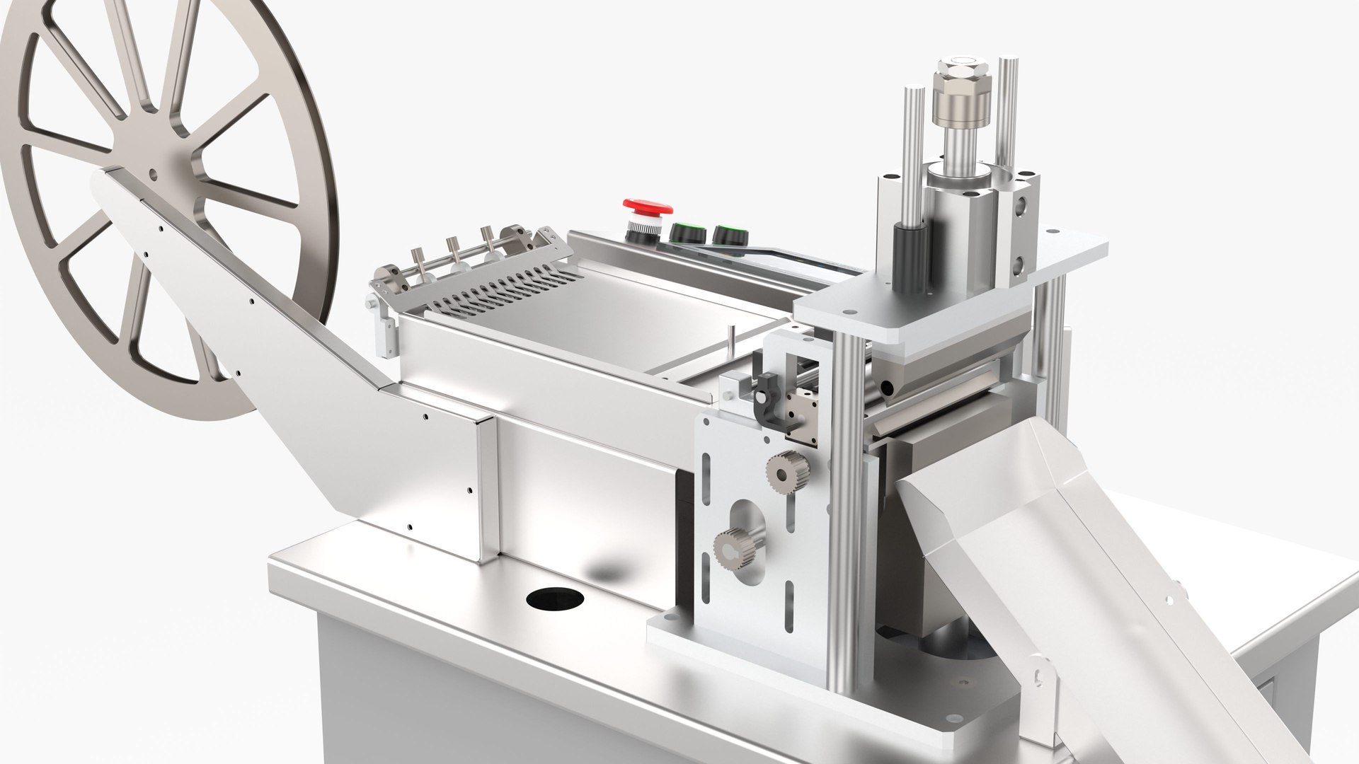 3D Model Automatic Braid Cutting Machine - TurboSquid 2083770