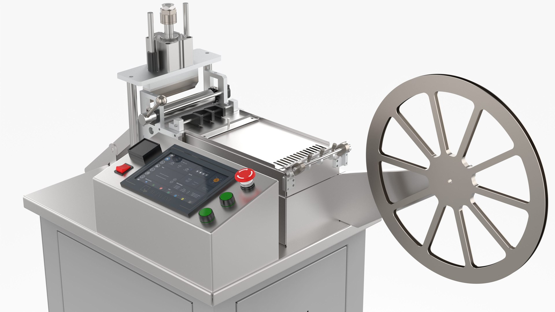 3D Model Automatic Braid Cutting Machine - TurboSquid 2083770