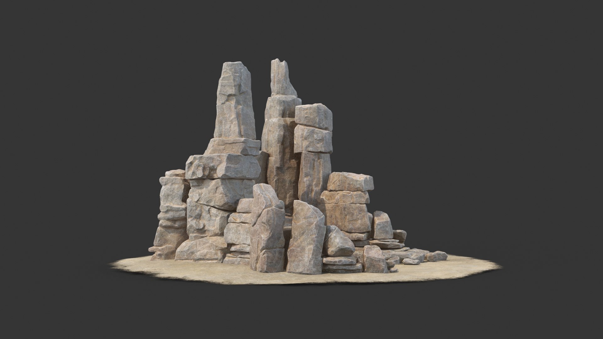 Rock Stairs 3D model - TurboSquid 2017452