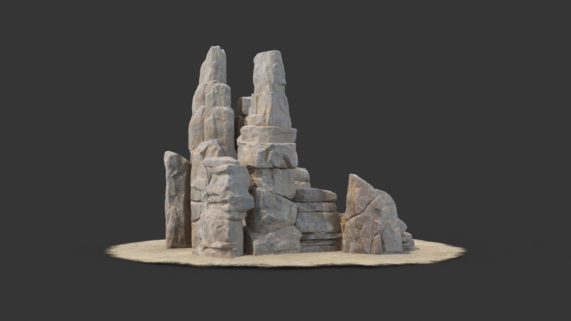 Rock Stairs 3D model - TurboSquid 2017452