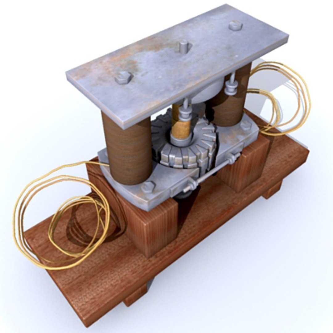 3ds max electrostatic motor