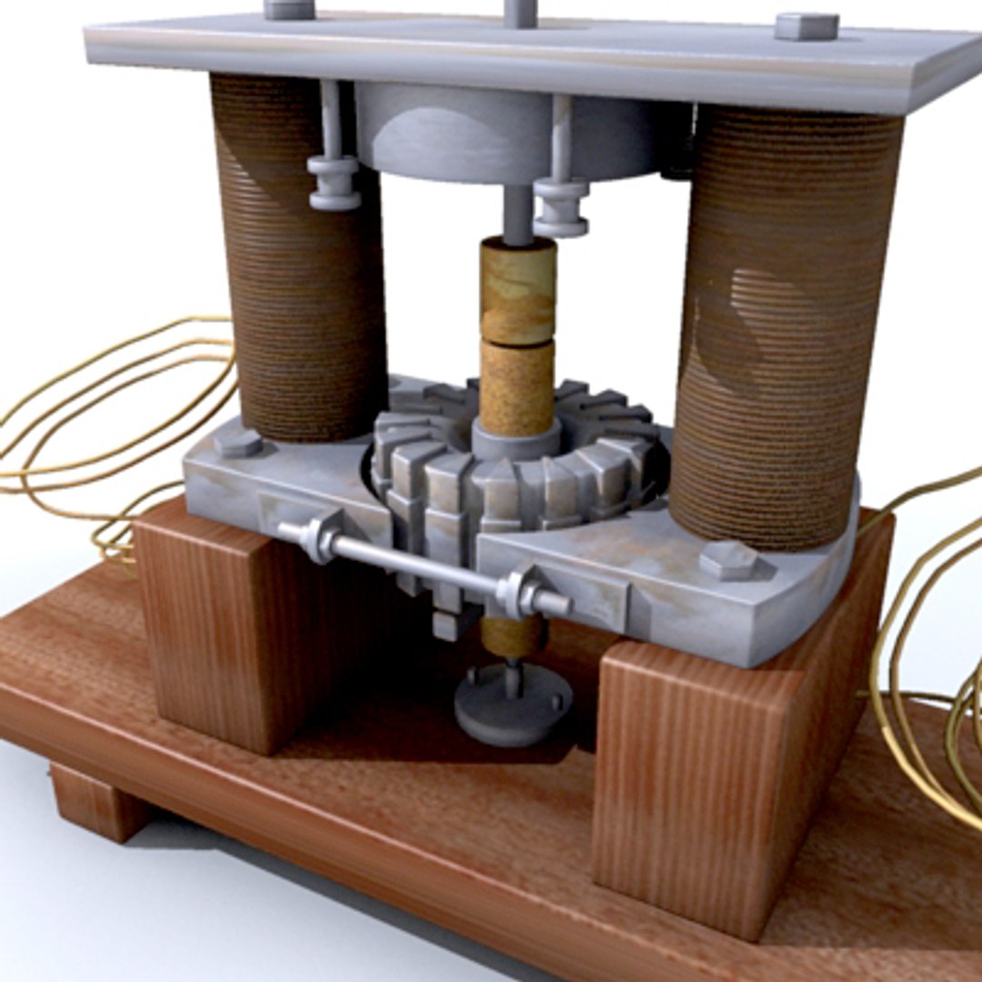 3ds max electrostatic motor