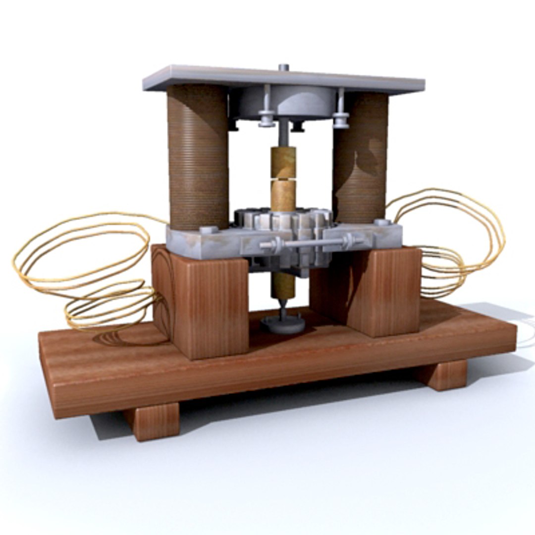 3ds max electrostatic motor