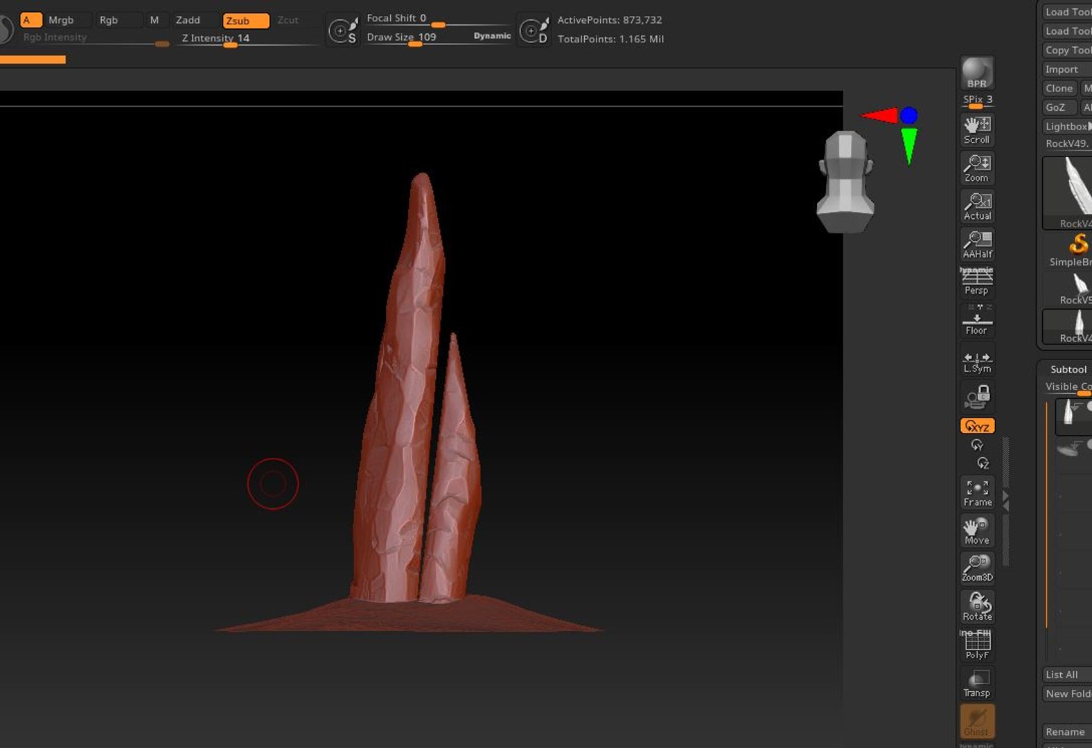 3D Model Rock V49 - TurboSquid 1885246