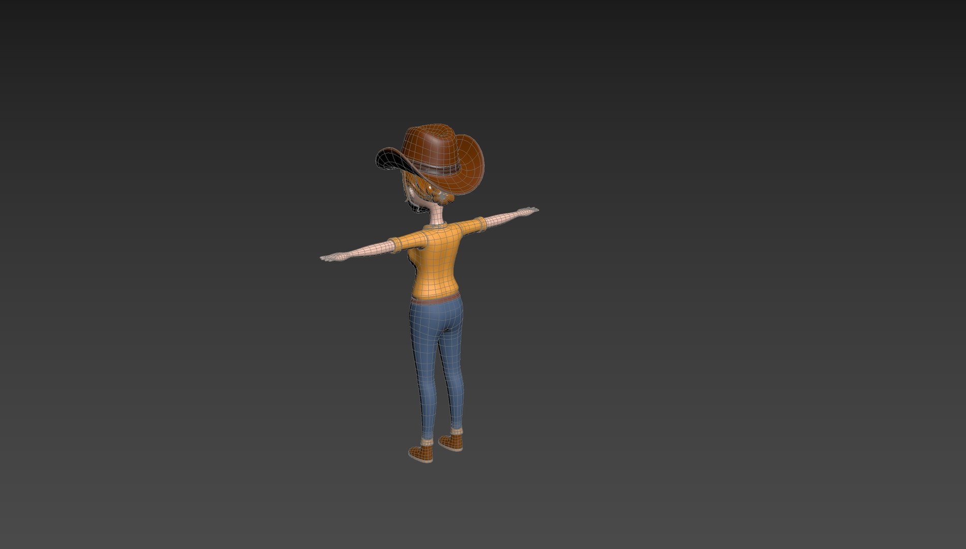 Cartoongirl035 Cow Girl 3d Model Turbosquid 2008956