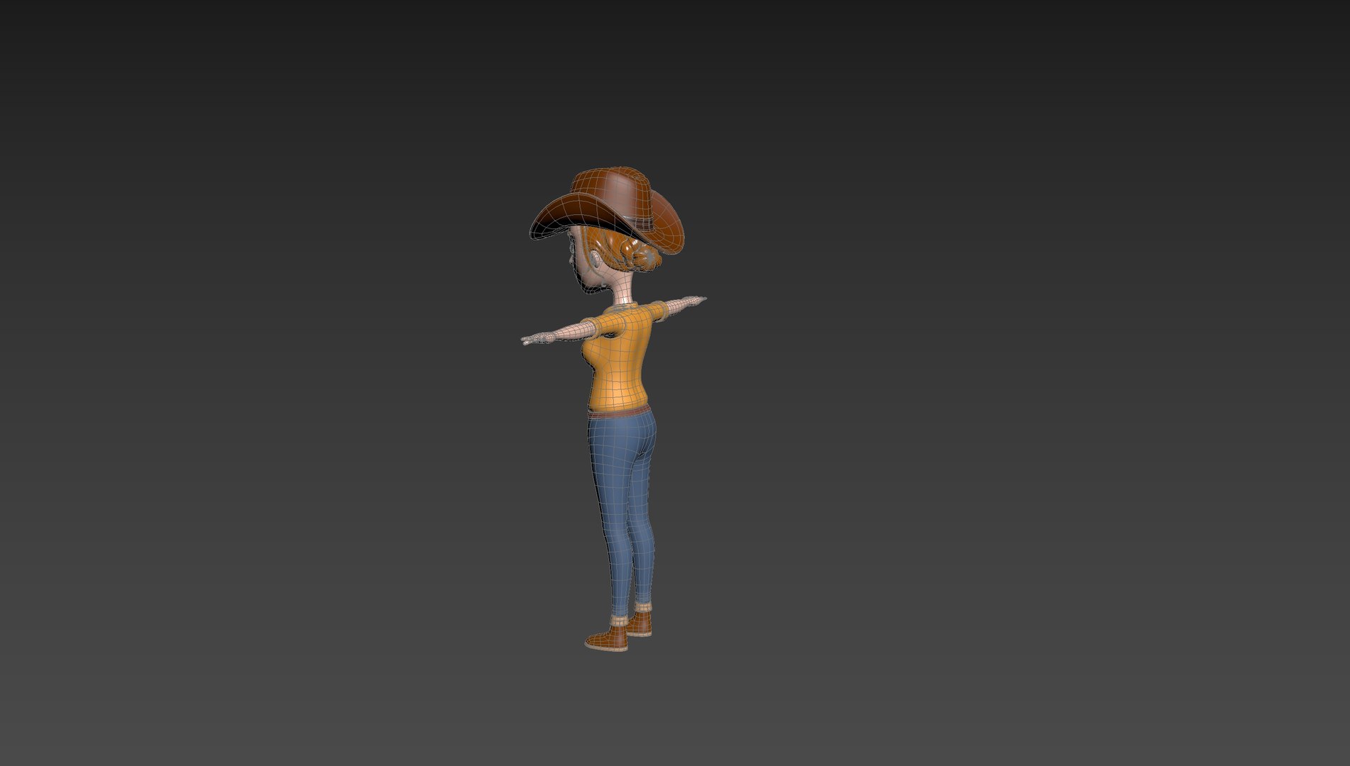 Cartoongirl035 Cow Girl 3d Model Turbosquid 2008956