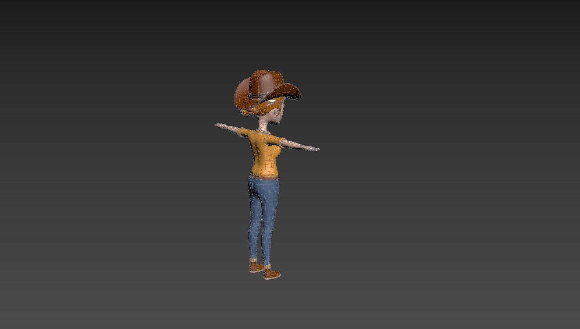 Cartoongirl035 Cow Girl 3d Model Turbosquid 2008956