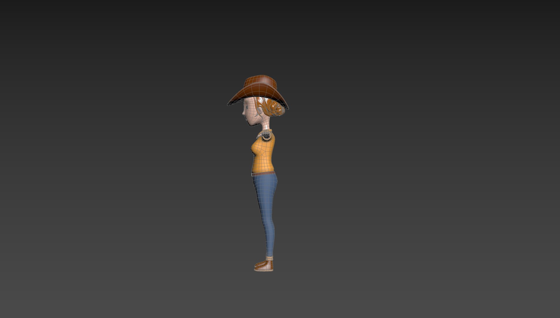 Cartoongirl035 Cow Girl 3d Model Turbosquid 2008956
