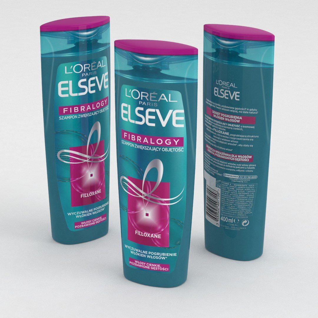 Shampoo 3D Model - TurboSquid 1400716