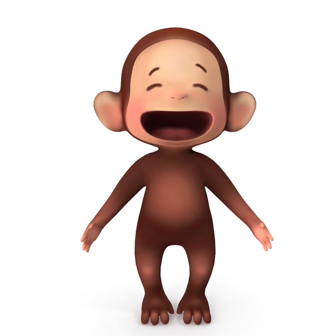 Toy Monkey 3d Model