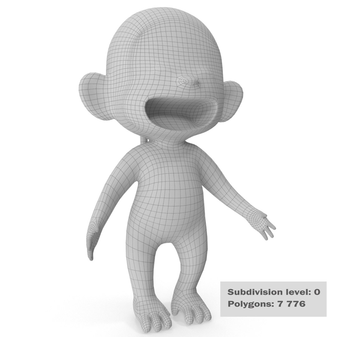 Toy Monkey 3d Model