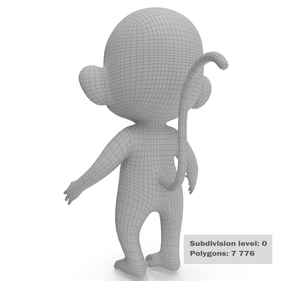 Toy Monkey 3d Model