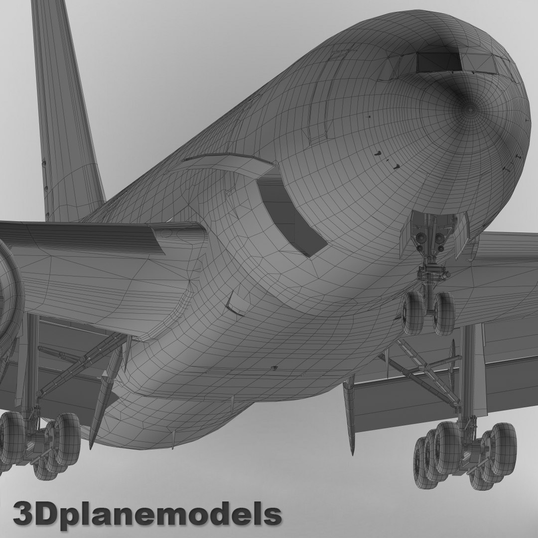3dsmax Boeing 777-200f