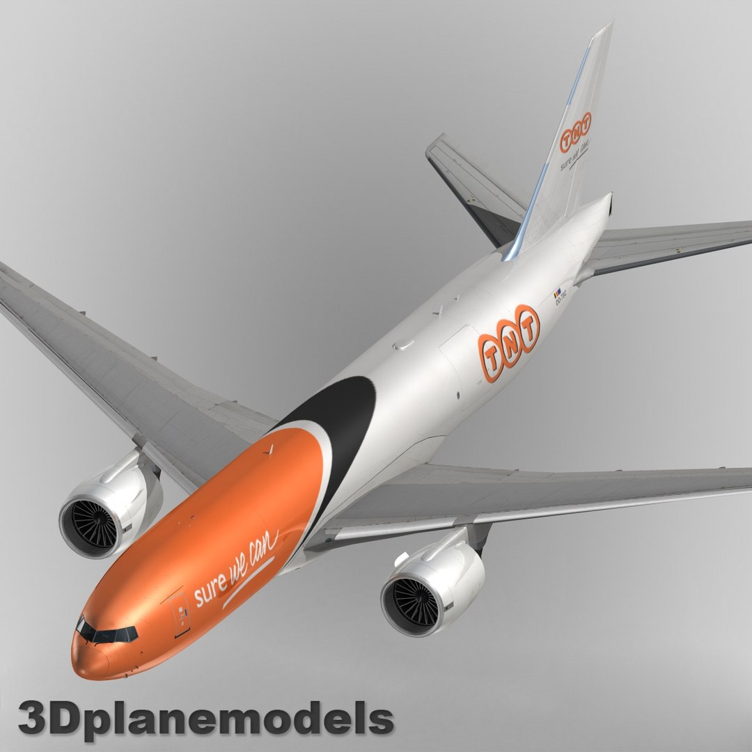 3dsmax Boeing 777-200f
