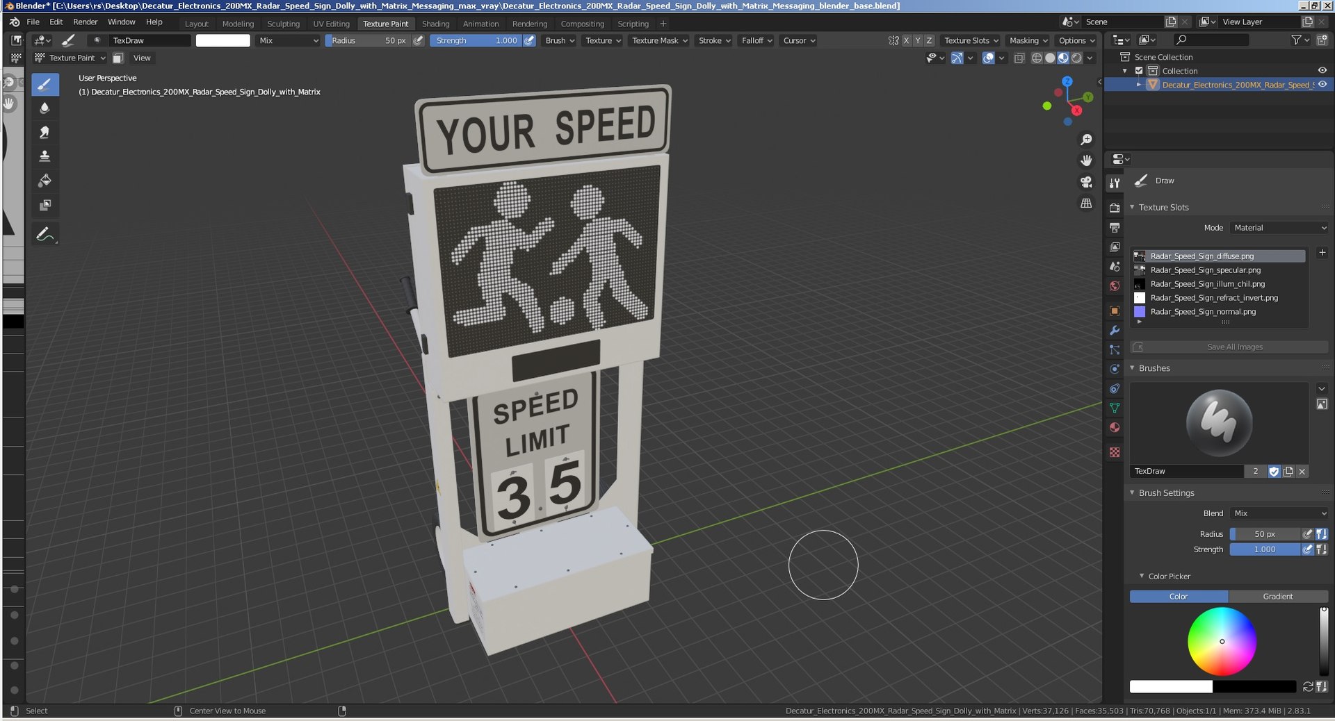3D decatur electronics 200mx radar model - TurboSquid 1631508